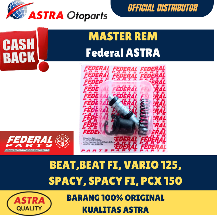 Jual MASTER REM (CYLINDER SET MASTER) FEDERAL FP-45530-KVY-2700 HONDA ...
