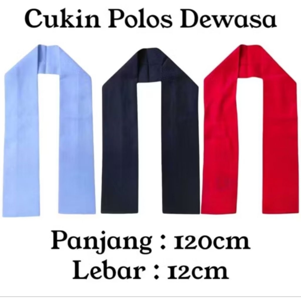 Jual Selendang Cukin Syal Motif Polos Untuk anak2 dan Dewasa Bisa Di ...