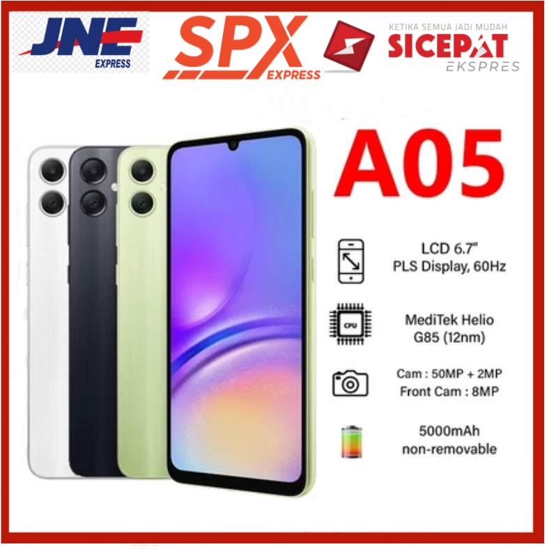 Jual Samsung Galaxy A05 RAM 4GB/64GB |4GB/128GB |6GB/128GB Smartphone ...