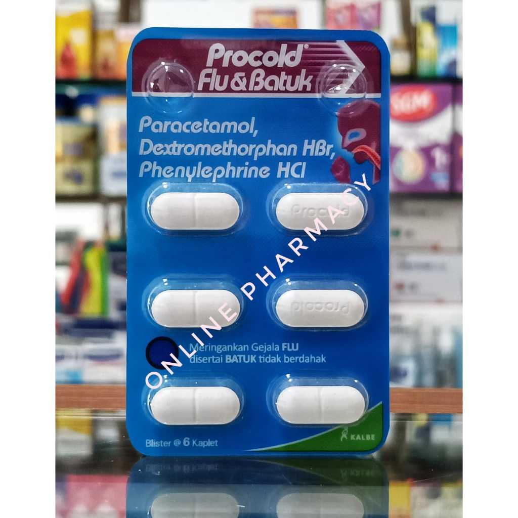 Jual Procold Flu & Flu Batuk 𝟏 𝐒𝐓𝐑𝐈𝐏 𝐈𝐒𝐈 𝟔 𝐊𝐀𝐏𝐋𝐄𝐓 - Meredakan Demam ...