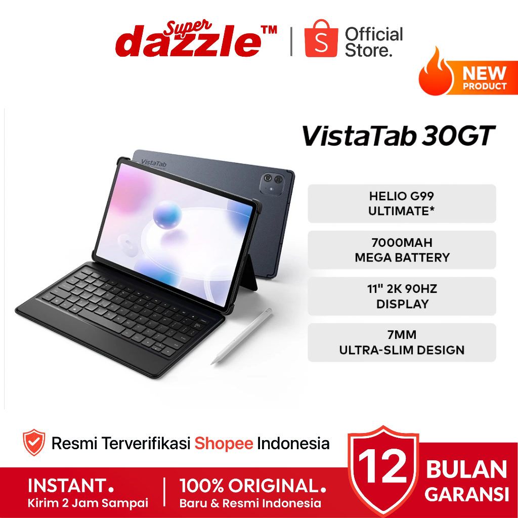 Jual Tablet ITEL VistaTab 30GT 4G LTE 6/128 GB Original Resmi Official ...