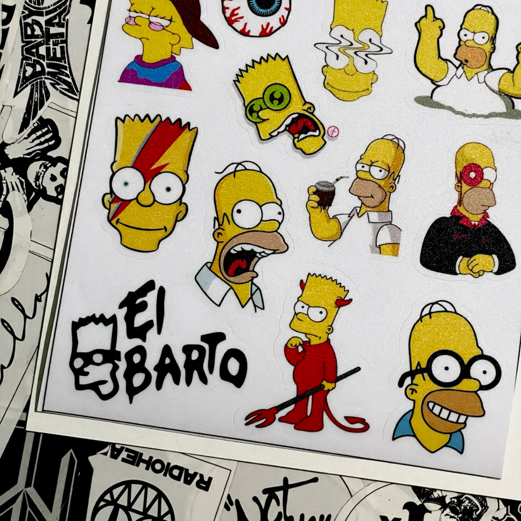 Jual Stiker The Simpsons || Sticker Hype Simpsons | Shopee Indonesia