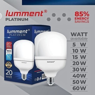 Jual Lampu LED 60W Bohlam Bulb E27 Led Jumbo 60 Watt Tabung Kapsul Cahaya Putih Terang - LM ...