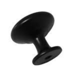 Jual Handle Knop Laci Bulat Polosr Hitam Emas 3cm Beserta Baut - Gagang ...
