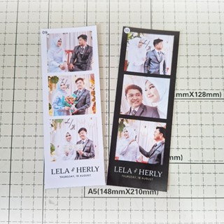 Jual Custom Photo Strips Ukuran Standar (13.7x5cm) I Cetak Foto Selfie ...