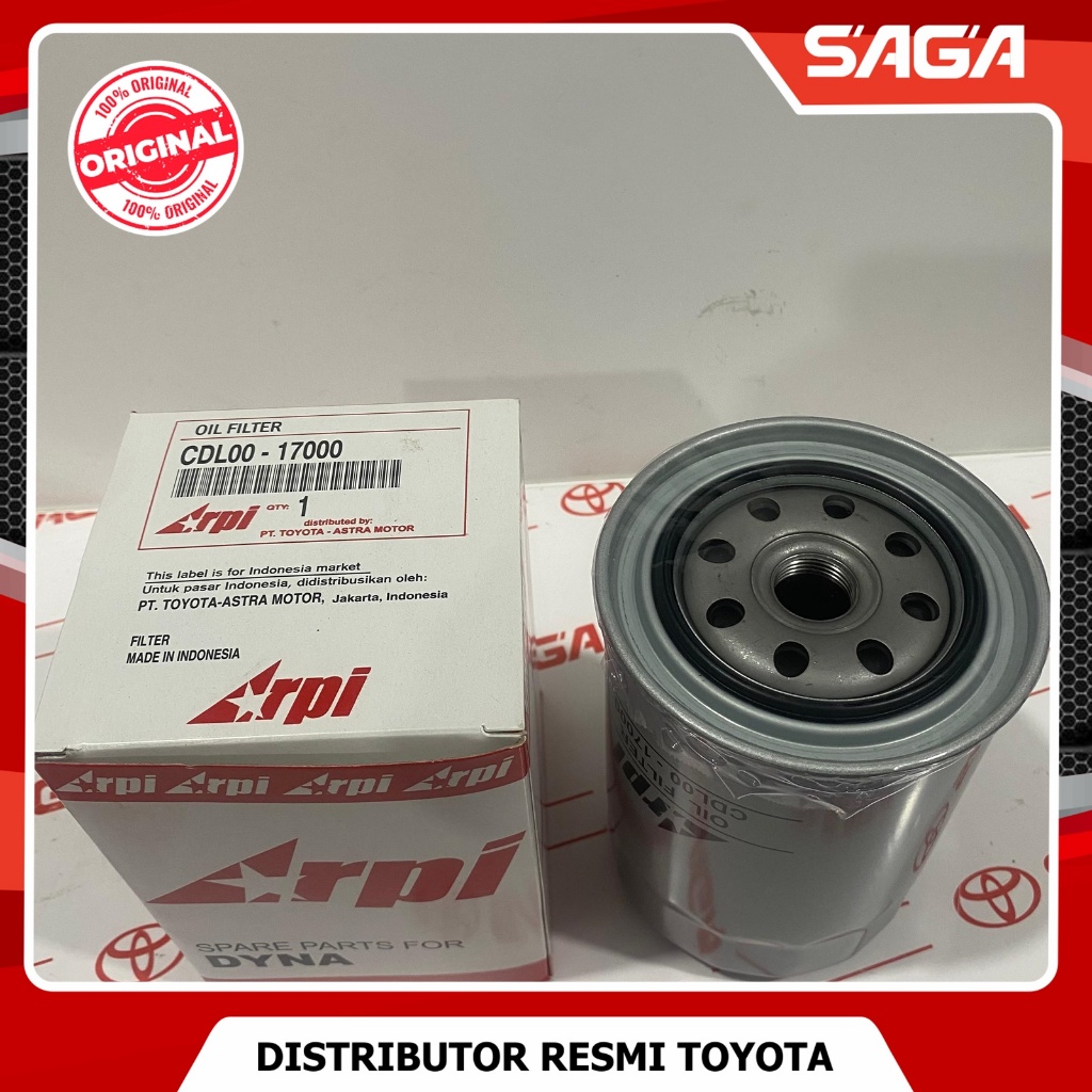 Jual SAGA | Saringan Oli / Filter Oli Toyota Arpi Kijang Diesel Dyna ...