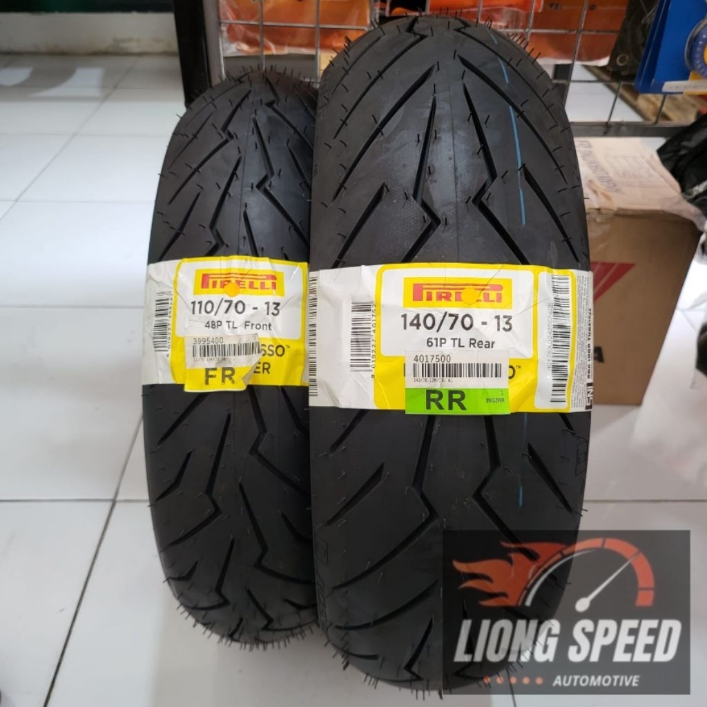 Jual Paket Ban Pirelli Diablo Rosso Scooter Upsize Ban Motor Yamaha ...
