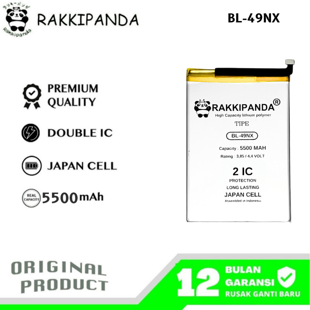 Jual RakkiPanda - BL-49NX (A) Infinix Hot 30i X669C / Hot 40i / Smart 7 ...