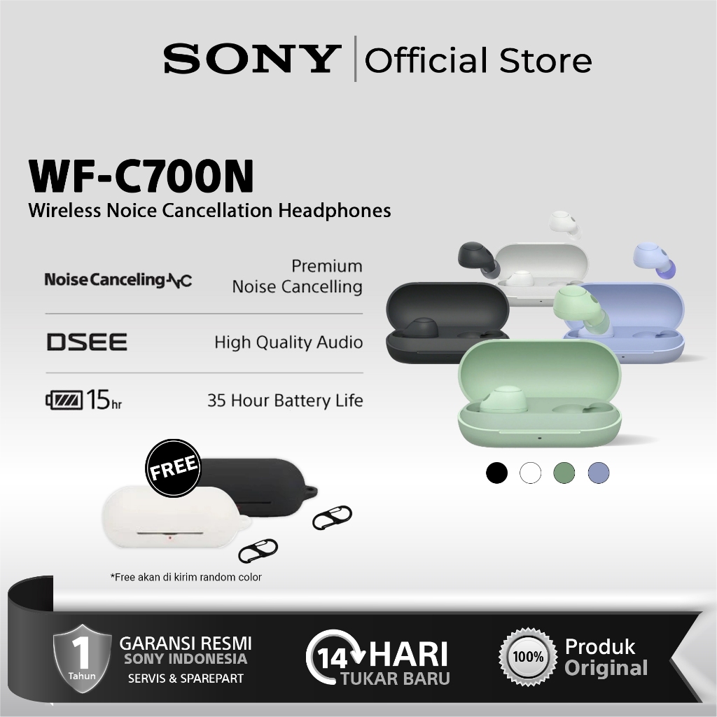 Jual SONY WF C700 / WF C700 / WFC700 / C700N Truly Wireless Headphones ...