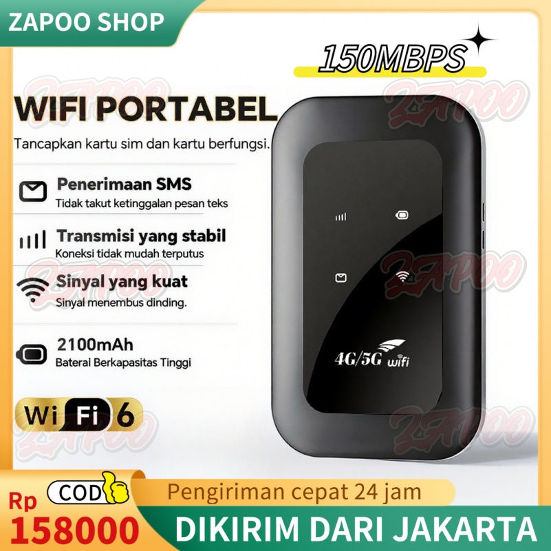 Jual MF800-5 Mifi Modem wifi 5G All Operator sim card 150Mbps with ...