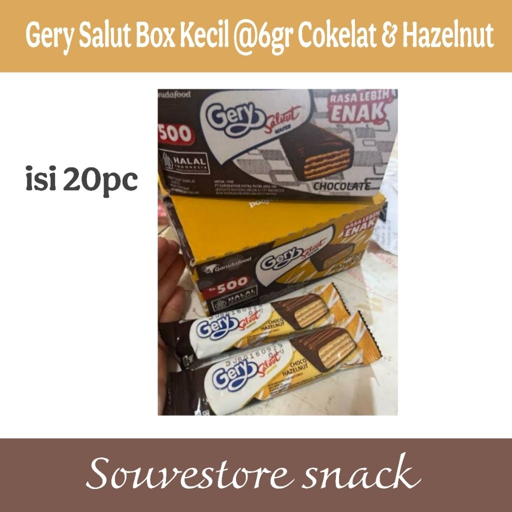 Jual Gery Salut Box isi 24pc Cokelat & Hazelnut | Shopee Indonesia