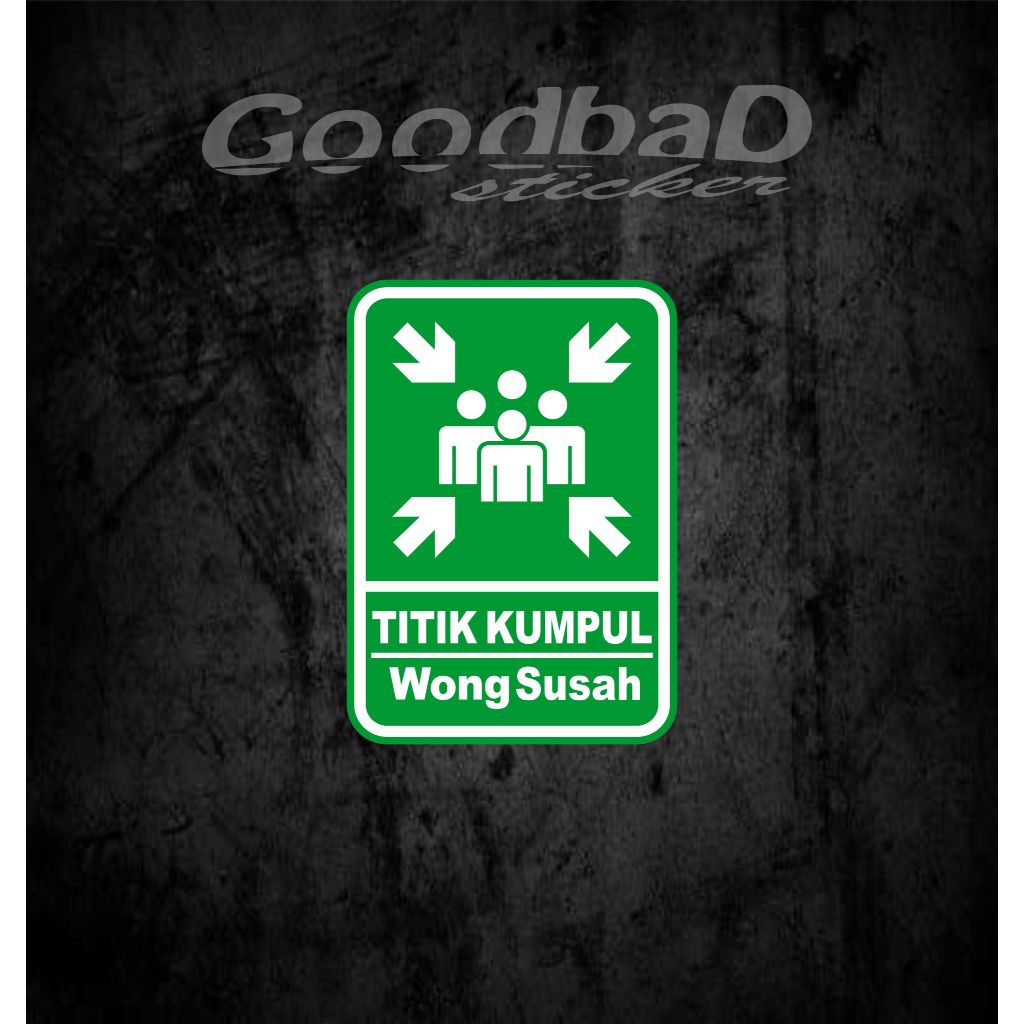 Jual STICKER CUTTING TITIK KUMPUL WONG SUSAH | Shopee Indonesia