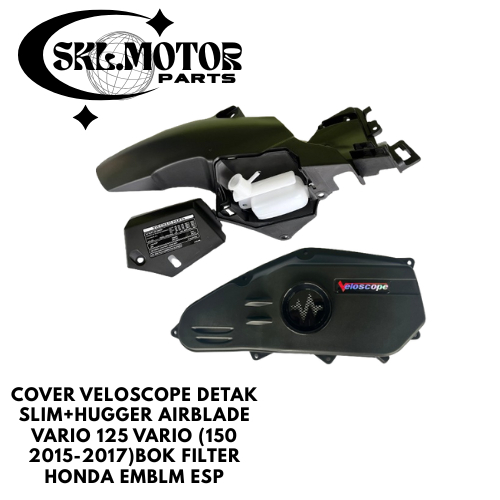 Jual Cover Veloscope Detak Slim+Hugger Airblade Vario 150 Variio (2015 ...