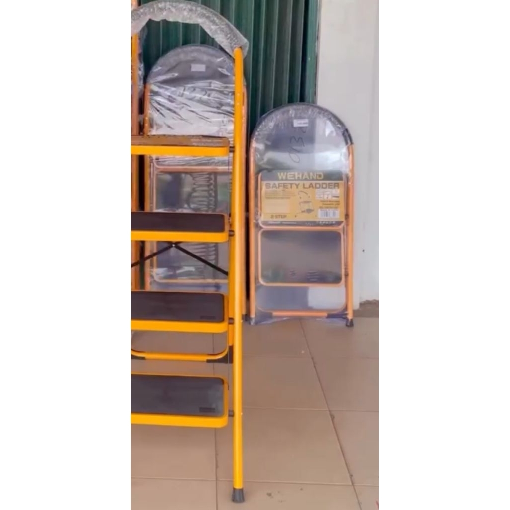 Jual Tangga Lipat / Tangga Besi Portable 3/4/5 Step Steel Ladder Tangga ...