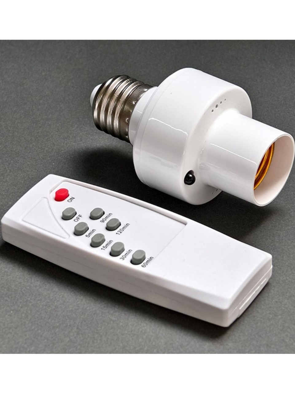 Jual Fitting Lampu E27 Smart Remote Control Wireless Timer Otomatis ...