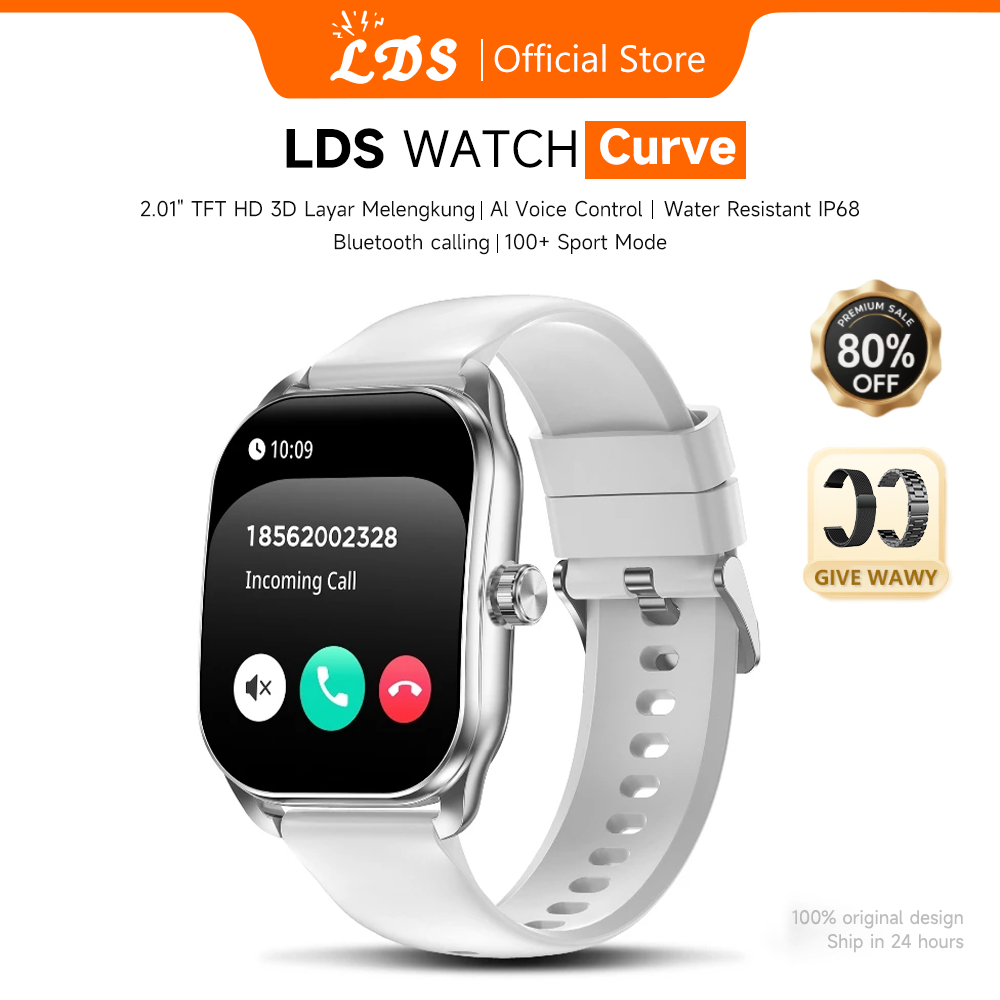 Jual 【100％ Original】 LDS Smartwatch IPS 2.01” Curve Display IP68 ...