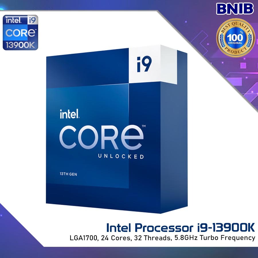 Jual Processor Intel Core i9 13900K 13TH Gen 24 Cores 32 Threads ...