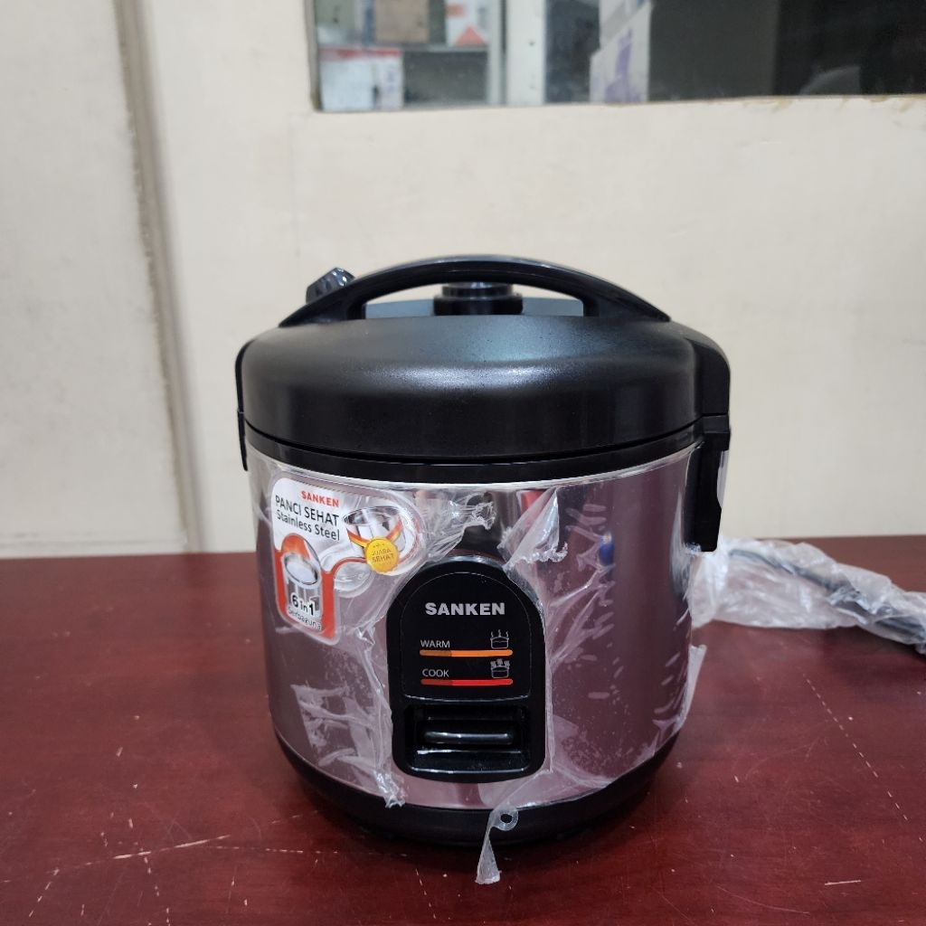 Jual Magic Com 1 Liter Sanken SJ 130 H SJ 120 H Panci Stainless ...