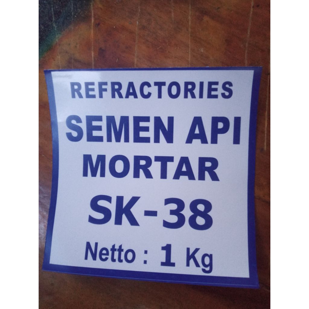 Jual Semen Tahan Api Mortar SK-38 Refractory 1 Kg – Perekat Bata Api ...