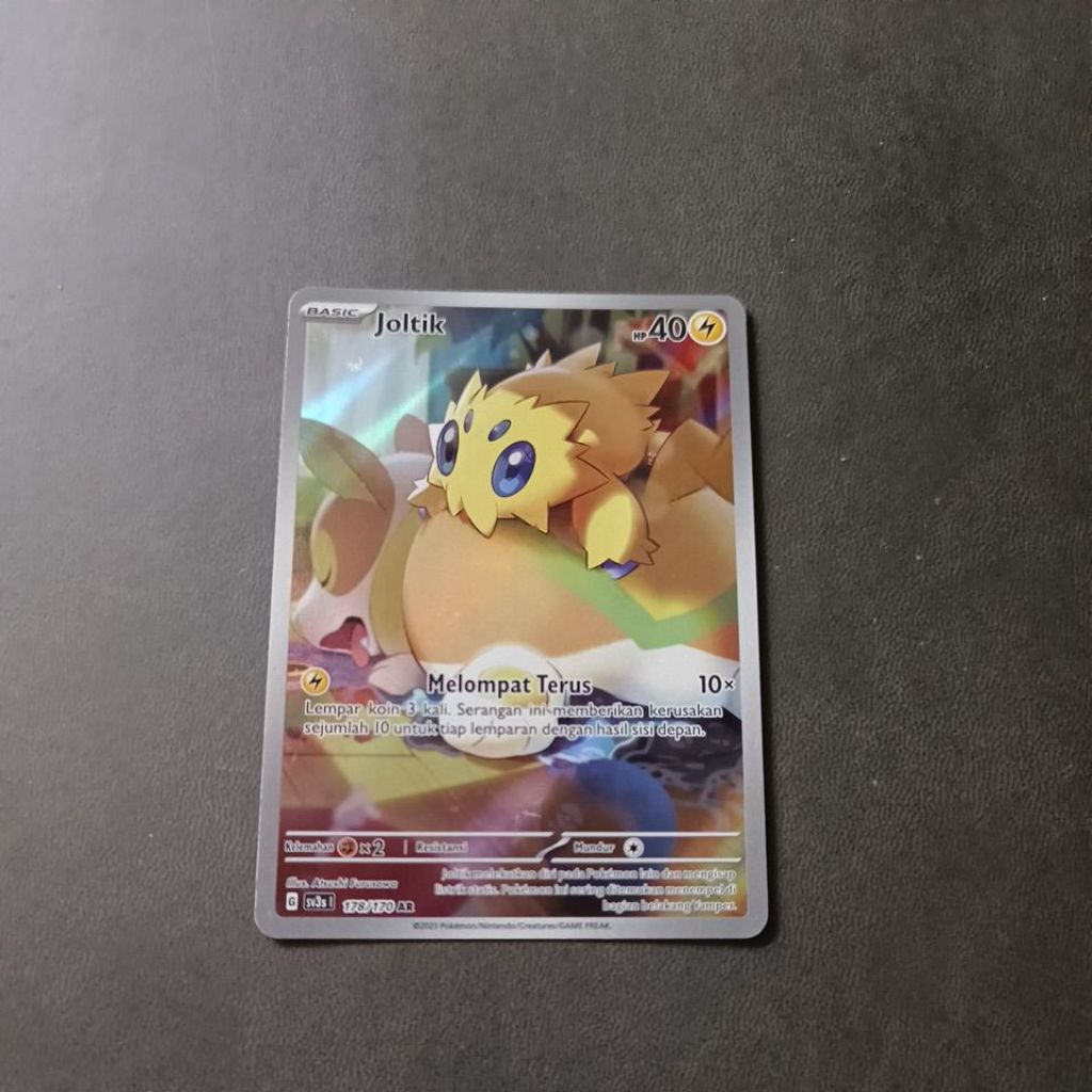 Jual Kartu Pokemon Indonesia - Joltik AR | Shopee Indonesia