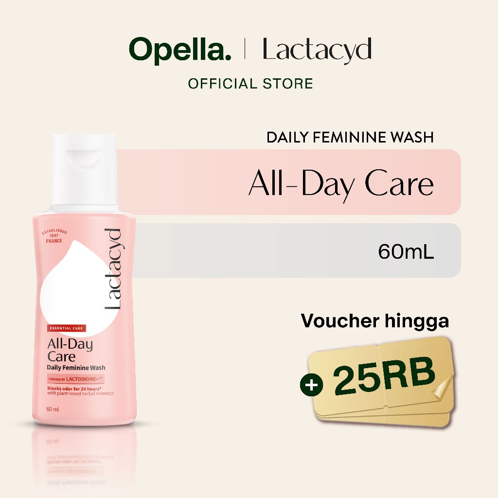Jual Lactacyd All Day Care Feminine Wash 60mL - Pembersih Kewanitaan untuk Melindungi dari Gatal ...
