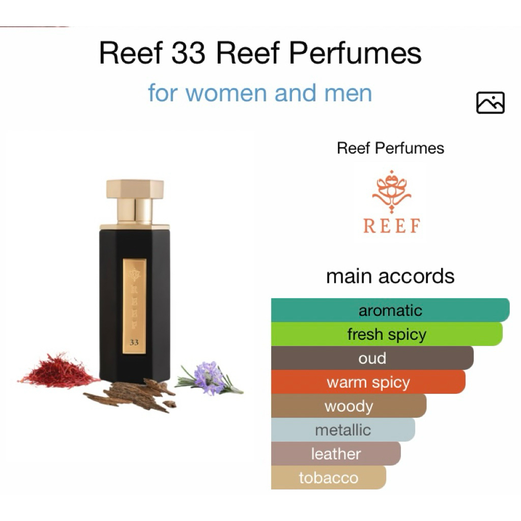 Jual REEF 33 reef perfume decant for unisex original | Shopee Indonesia