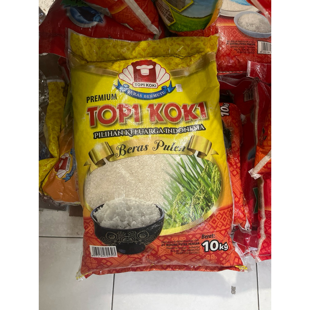 Jual BERAS TOPI KOKI 10 KG | Shopee Indonesia