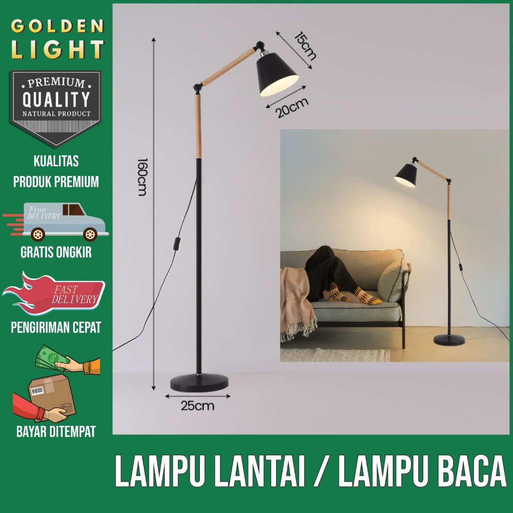 Jual Dekoratif Gaya Nordik Lampu lampu meja stand lampu lantai berdiri ...
