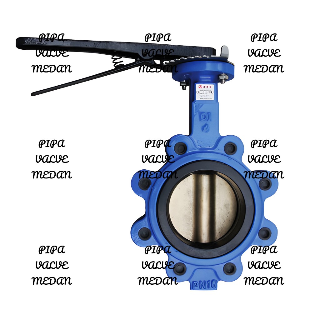 Jual Butterfly Valve 12 inch - Lever - Cast iron - Disc : SS304 / CF8 ...