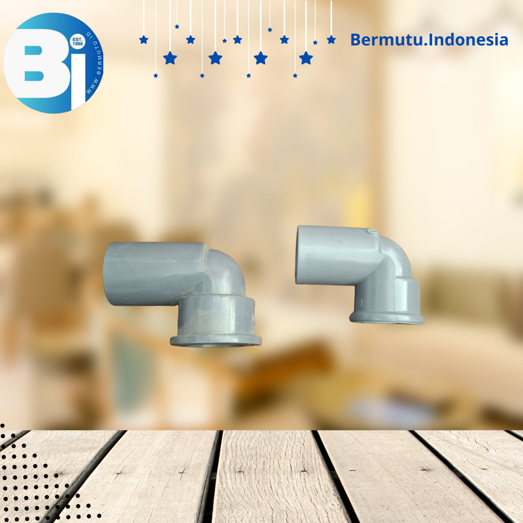 Jual Knee Drat Dalam Kuningan 1/2" 3/4" - Elbow 90 Derajat Sambungan ...