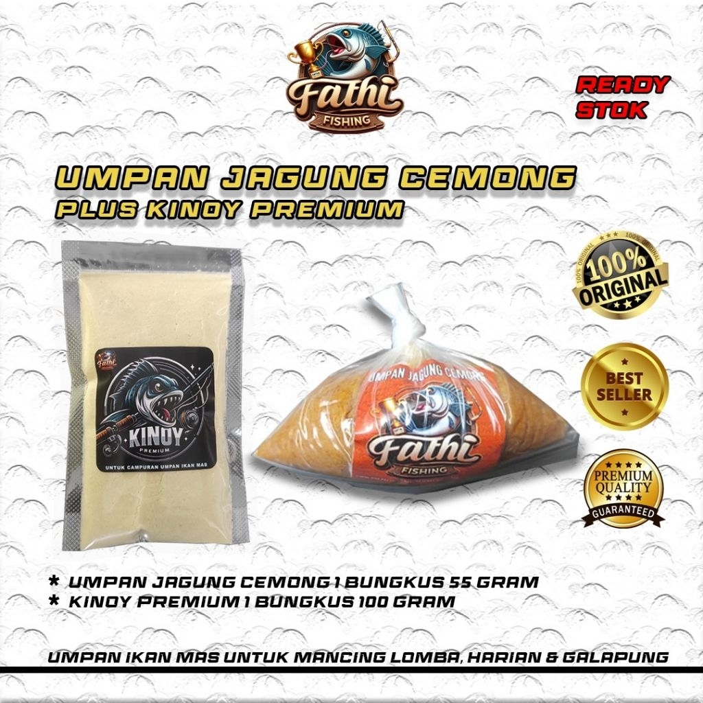 Jual UMPAN JAGUNG CEMONG PLUS KINOY PREMIUM by FATHI FISHING | Shopee ...