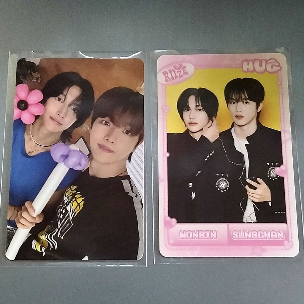 Jual sunjeongz wonbin sungchan official photocard hug trading card ...