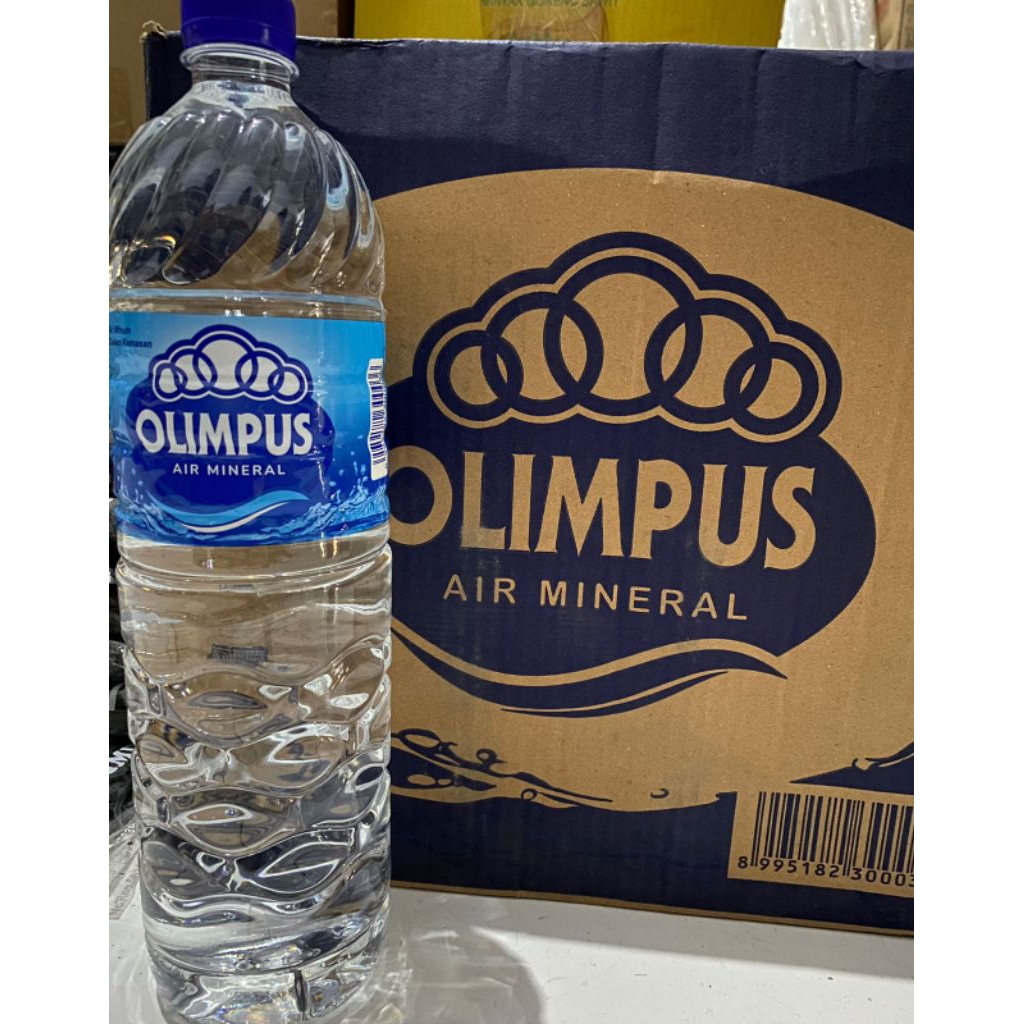 Jual Air Mineral Olimpus 1500ml (1 karton 12 botol) | Shopee Indonesia