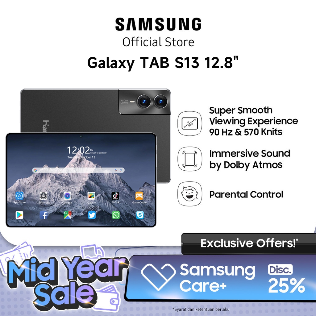 Jual 【Freeware Mouse Keyboard】samsungs tablet android S13(16GB+1024GB ...