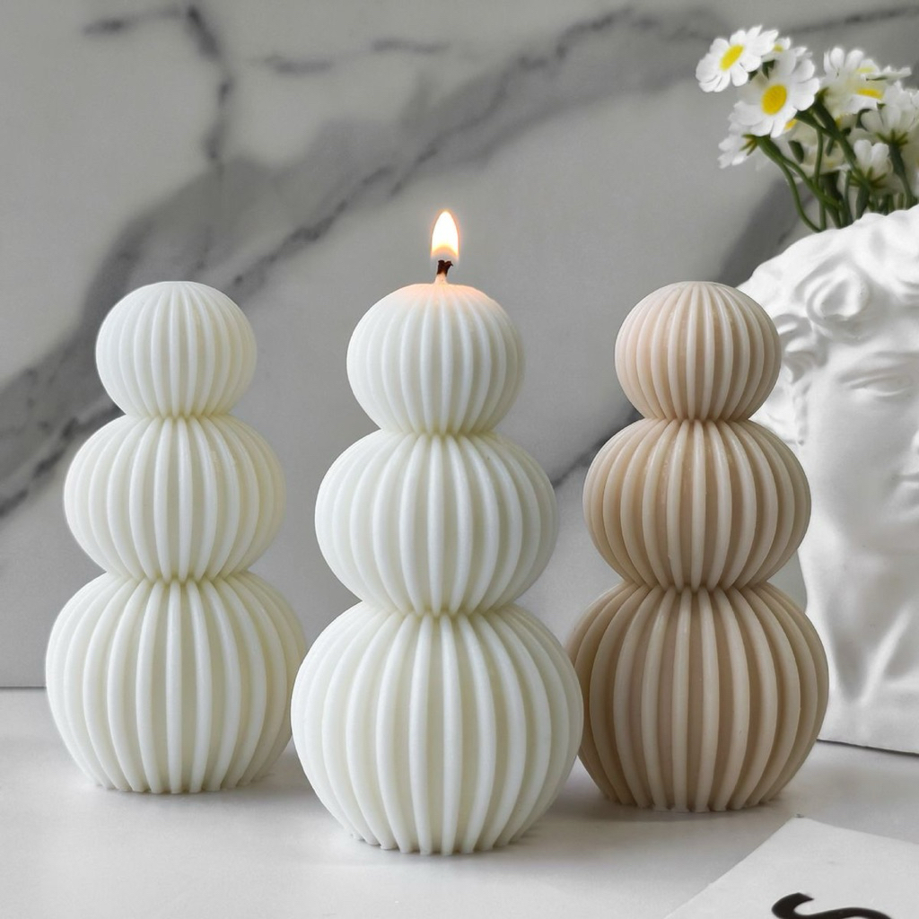 Jual Ribbed high ball / candle for dinner / candle light dinner ...