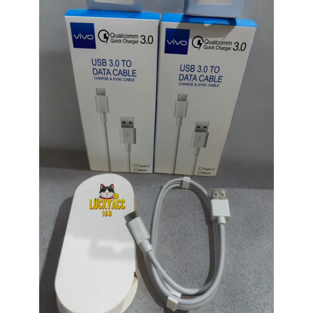 Jual Kabel Data Charger Vivo Original Fast Charging USB Qualcomm 3.0 5G ...