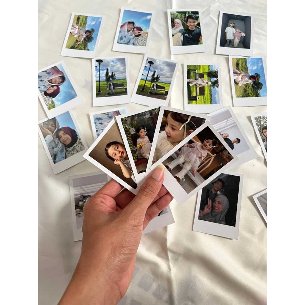 Jual poto polaroid laminasi dua sisi cetak foto print foto cuci foto ...