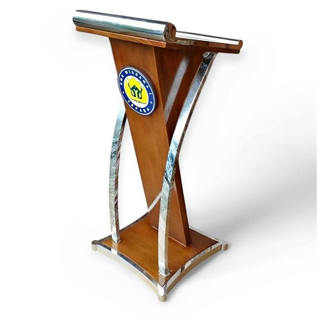 Jual MIMBAR PODIUM PIDATO STAINLESS UNTUK KANTOR DINAS PEMERINTAHAN DAN ...