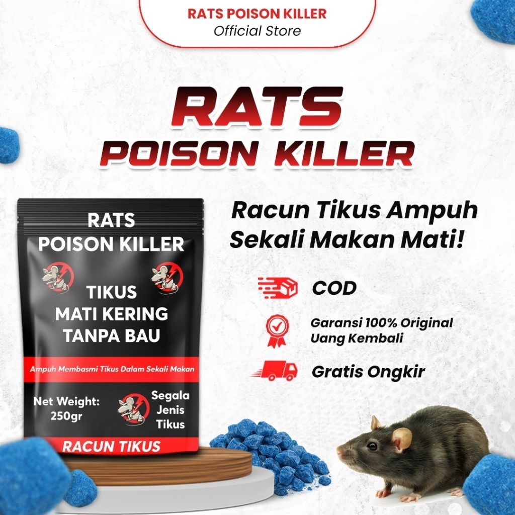 Jual Racun Tikus Super Ampuh Mati Kering Siap Pakai Talon Ractikus 0 ...