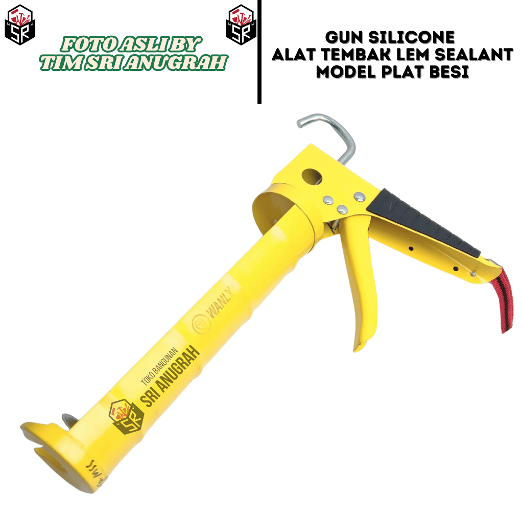 Jual Gun Caulking Alat Tembakan Lem Silicone Sealant Plat Besi | Shopee ...