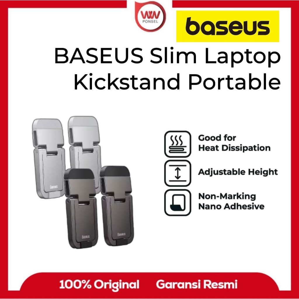 Jual Baseus Slim Laptop Kickstand Portable | Dudukan Notebook Zinc ...
