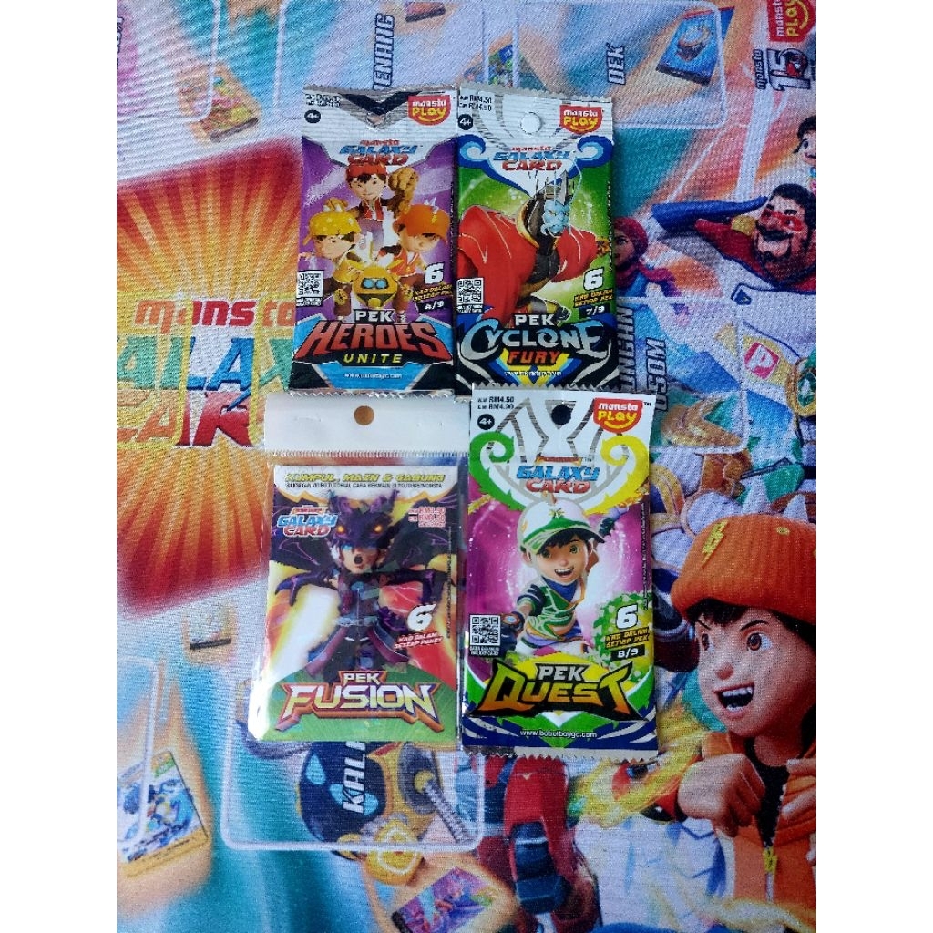 Jual Pek SATUAN Monsta Galaxy Card & BoBoiBoy Galaxy Card Malaysia ...
