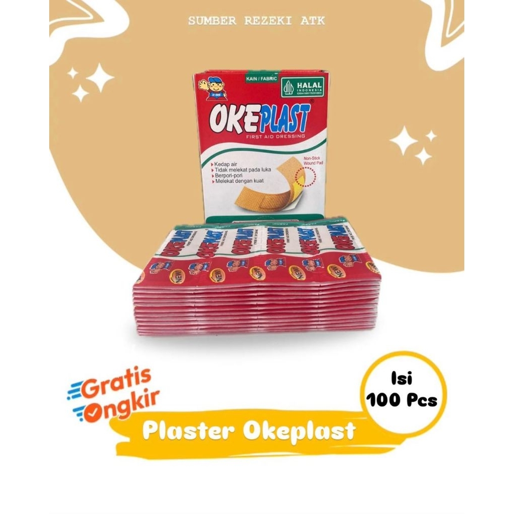 Jual Plaster Okeplast (Isi 100 Pcs) – 1 Box | Shopee Indonesia