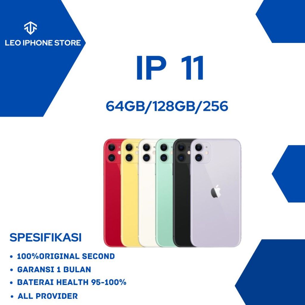 Jual IP 11 64GB 128GB 256GB Second Fullset Mulus LCD Original GOOd Conditions LIKE MULUS AIPHONE ...