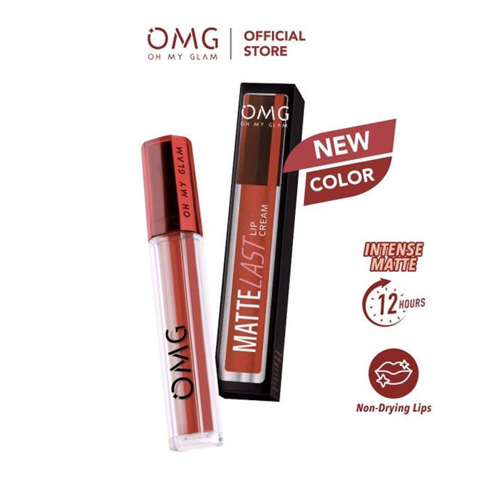Jual OMG Oh My Glam Matte Kiss Lip Cream ( lipstick lipstik lipcream ...