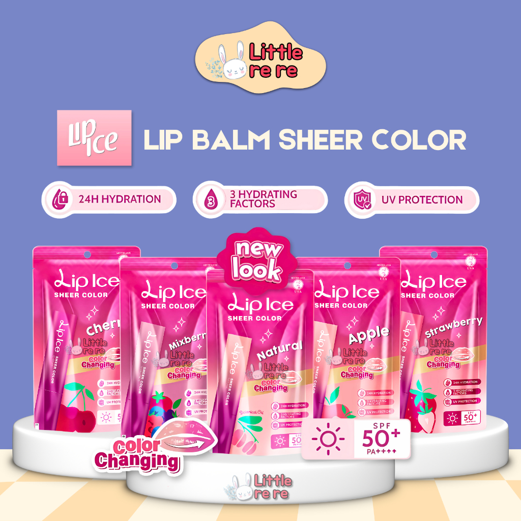 Jual LIP ICE Sheer Color - 2.2 gr | Lip Balm UV Protection with SPF 50 ...