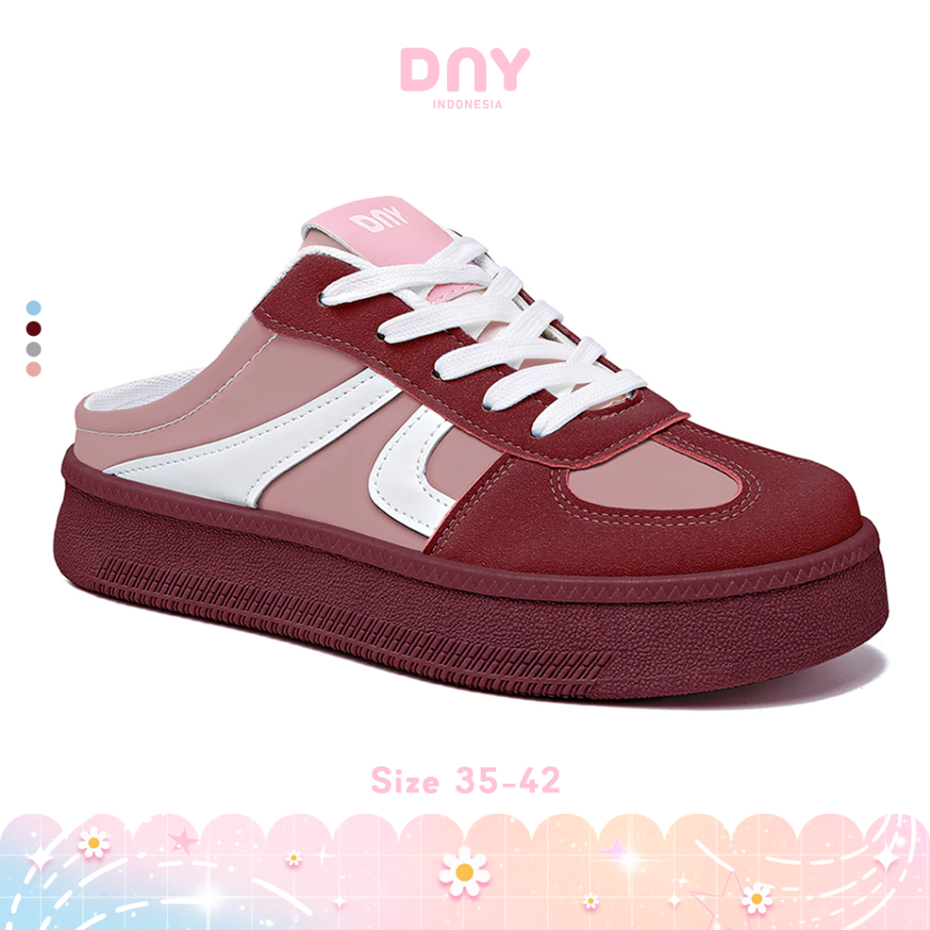 Jual Sepatu DNY Sendal Selop Wanita Kekinian Sepatu sandal Cewek Slop ...