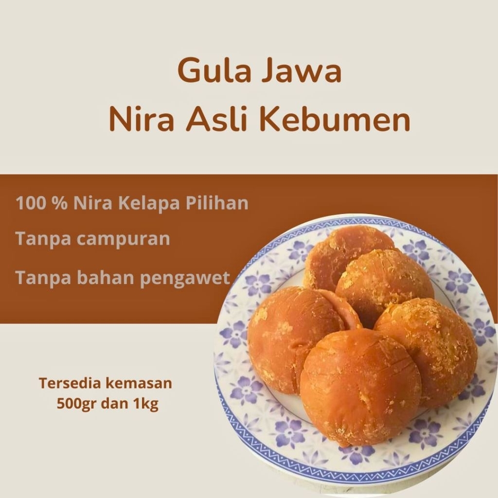 Jual GULA JAWA ASLI KEBUMEN - GULA JAWA MURNI - GULA MERAH - GULA JAWA 1KG - GULA NIRA KELAPA ...