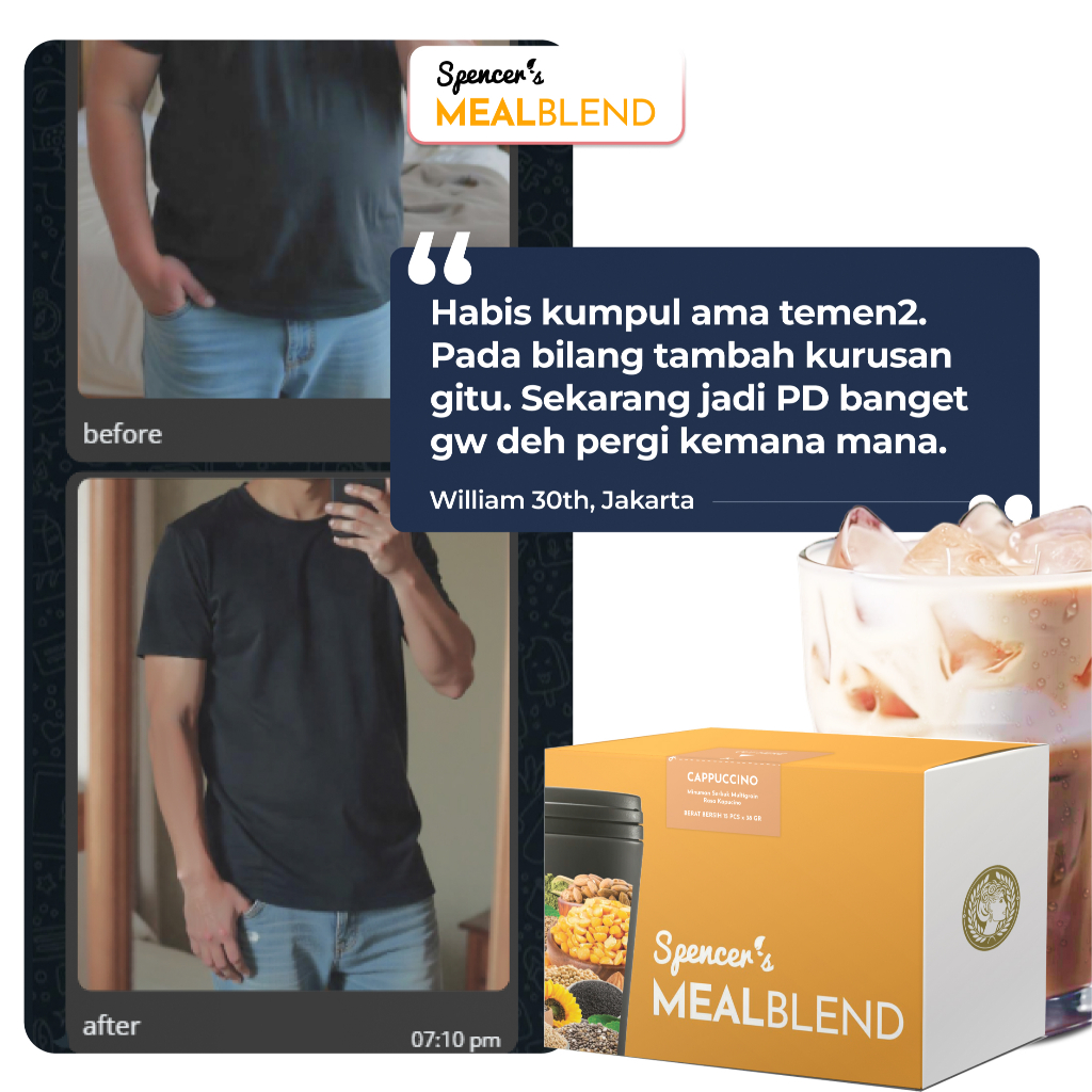 Jual Spencer's MealBlend - Meal Replacement Protein Lezat Rendah Kalori ...