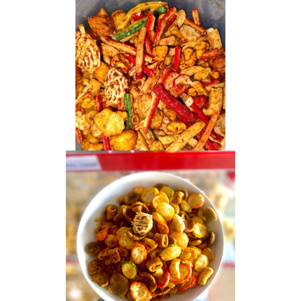 Jual Kerupuk Seblak Mix 250gr / seblak campur pedas daun jeruk | Shopee ...